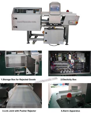 Cina Controllo di gamma profondo lungo di regolazione automatico dei metal detectori industriali in vendita