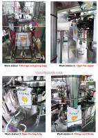 China Multi Function 10heads Rotary Pouch Packing Machine Raisins Weighing for sale