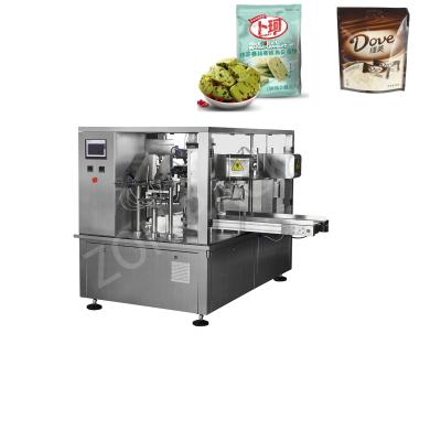 China El PLC rotatorio de la empaquetadora de la bolsa del bolso de la cremallera de las galletas de las galletas controló en venta