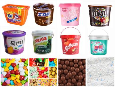 Cina Etichettatura di coperchiamento di sigillatura di riempimento della macchina imballatrice di Candy della polvere del detersivo delle bottiglie in vendita