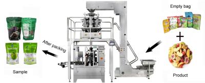 Cina Macchina imballatrice della borsa rotatoria automatica di Premade per lo spuntino matto di Candy in vendita