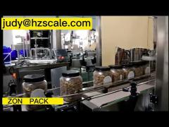 Customized Food Grade Automatic Packaging System For Nuts Candy Bottle