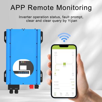 China Invertidor de onda senoidal pura de 3 kW Invertidor bidireccional conectado a red con pantalla LCD en venta