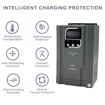 China 40A 60A 80A Lead Acid Lithium Solar Charge Controllers High Voltage Mppt Charge Controller for sale