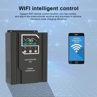 China 12V 24V 36V 48V MPPT Solar Charging Controller 60A 80A 100A Solar Charge Controller for sale