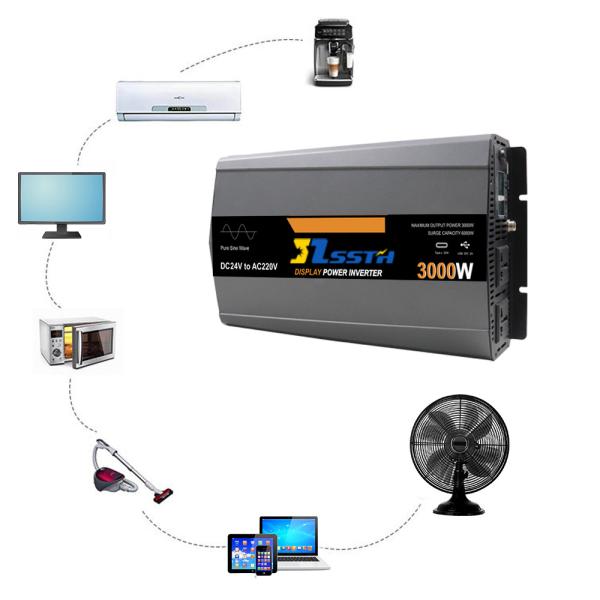 Quality Off Grid Pure Sine Wave Power Inverter 3KW Customized Socket 50Hz 60Hz for sale