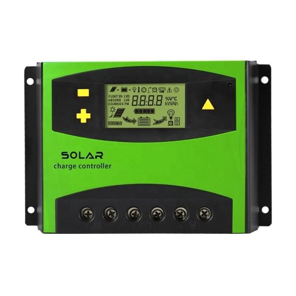 Quality 24V 12V PWM 60a Solar Charge Controller 30A PWM Solar Regulator for sale