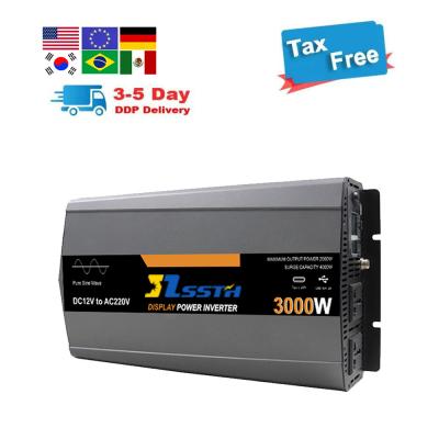 中国 純正弦波オフグリッド電源インバーター DC 12V 24V から AC 220V 230V 3000W オーダーメイド 販売のため
