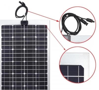 Cina 18V 24V 36V 48V pannello solare in vetro di alluminio 100w pannello solare rigido alte prestazioni in vendita