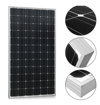 Cina 18V 24V 36V 48V pannello solare in vetro di alluminio 100w pannello solare rigido alte prestazioni in vendita