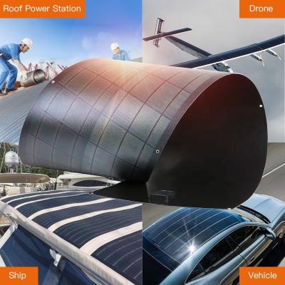 Cina 225W 300W Rollabile CIGS pannelli solari fotovoltaici flessibili per imbarcazioni RV spessore 0,33mm in vendita