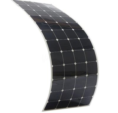 中国 360W SUNPOWER 90cmケーブル付き柔軟な太陽光パネル TUV CE CQC ISO 18V 24V 36V 48V 販売のため