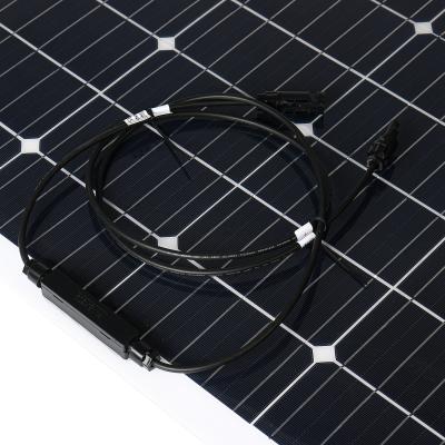 China Small Powerful 12v 50w Solar Panel Semi Flexible Monocrystalline Solar Panel for sale