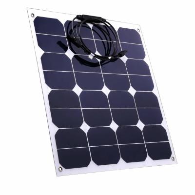 China 50W ETFE pannello solare flessibile per 12V mono sistema di energia solare impermeabile for sale