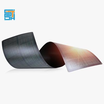 Cina 2.5mm 150W 175w pannello solare flessibile pannello solare CIGS curvo a pellicola sottile portatile in vendita