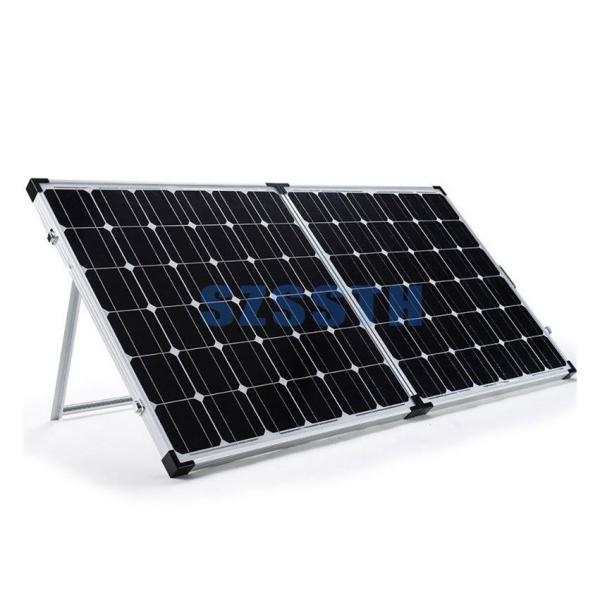 Quality 5.56A Glass Fold Up Solar Panels 250W 300W Portable Monocrystalline Solar Panel for sale