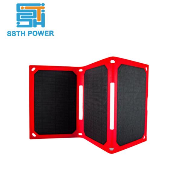 Quality 18W Portable Mini Solar Panels Waterproof Dual USB Charger For Outdoor for sale