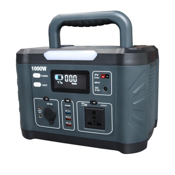 Quality Pure Sine Wave Portable Power Station 799.2wh / 1000 Watt Solar Generator OEM for sale