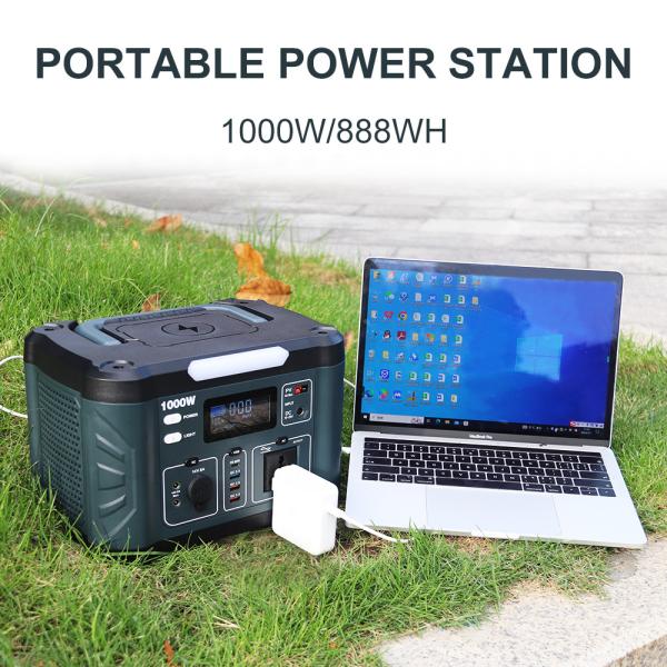 Quality Pure Sine Wave Portable Power Station 799.2wh / 1000 Watt Solar Generator OEM for sale