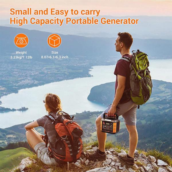 Quality Camping 300 Watt Solar Generator 300w Portable Generator With Wireless Charging for sale