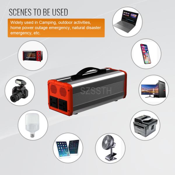 Quality 300 Watt Portable Power Station Dual USB Charging Camping Portable Power Supply for sale