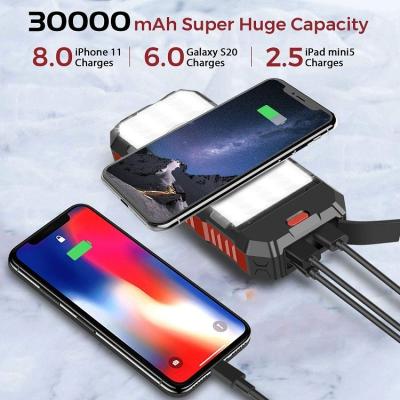 China Solar System Power Bank Solar Panel Phone Charger 5000mAh 100000mAh ABS Material for sale