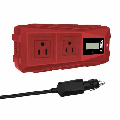 China Silent Cooling Fan Overload Protection 12V to 110V/220V Car Inverter 300W Output Current 0.91A 220V/110V DC/AC Inverters for sale