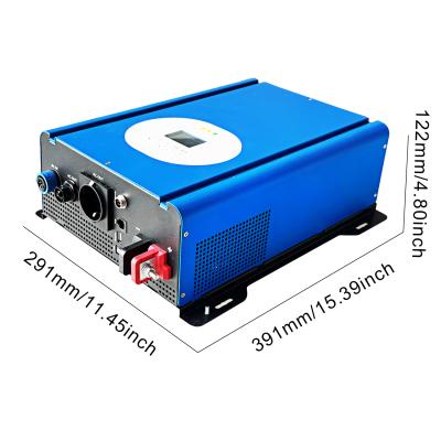 중국 LCD 디스플레이가 있는 3KW 순수 정현파 태양광 인버터 판매용