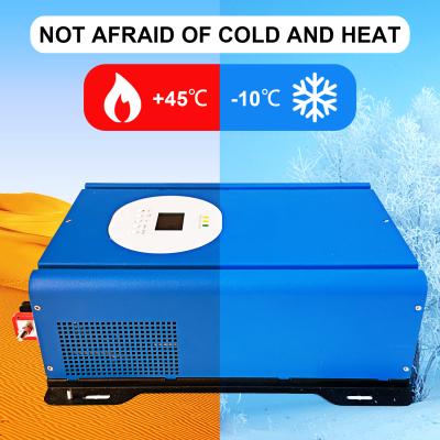 중국 LCD 디스플레이가 있는 3KW 순수 정현파 태양광 인버터 판매용