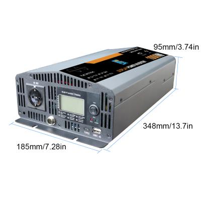 중국 1kW 오프그리드 태양광 인버터 12V/24V DC에서 110V AC 순수 시노파 판매용