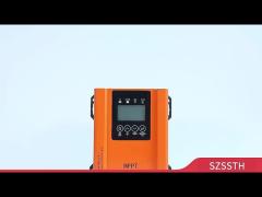 LCD Display MPPT 40A Solar Charge Controller 12V-96V Solar Controller Regulator Auto Work and IP 21 Protection Level