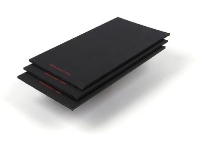 Chine Recycled or Virgin Pulp Laminated Paperboard Thick Stiffness Full Black Board à vendre