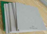 China Laminated Grey Board 720gsm 2400gsm Strong Adhesive Foldable Gray Paperboard for Book Cover Gift Box for sale