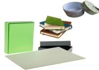 China Mixed Pulp Grey Cardboard Sheet Roll 520gsm 0.81mm for Book Binding Box for sale