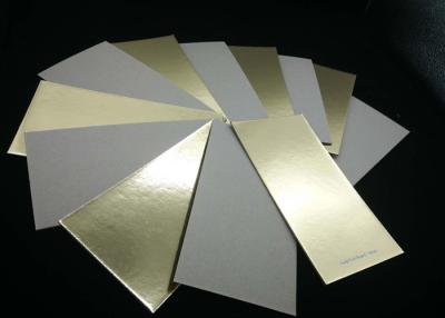中国 環境の等級ケーキのパン屋のための薄板にされたボール紙の金のペーパー灰色の背部 販売のため