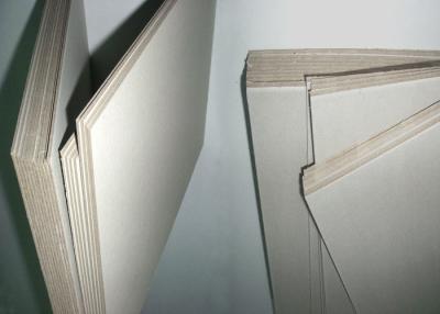 China Laminated Duplex Paper Board Grey Back Book Binding Cover Board 0.49mm - 4mm for sale