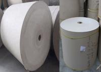 China 300gsm 0.49mm Foldable Grey Paper Roll for Lamination Custom Width for sale