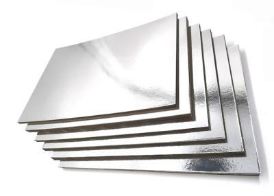 China High Quality Recycled Cardboard Paper Metalized Silver Paperboard for sale