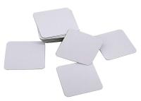 China Customized Square Coated Duplex Grey Paperboard 230-450 gsm for Cut Round Angle for sale