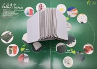 China Customized Square Coated Duplex Grey Paperboard 230-450 gsm for Cut Round Angle for sale
