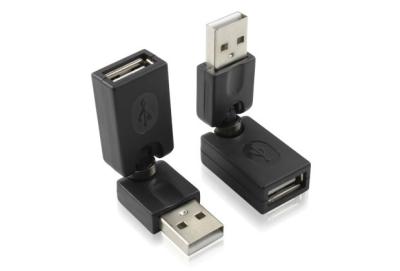 China High Quality USB 2.0 AF to AM Adapter, Support 360 Degree Rotation for sale