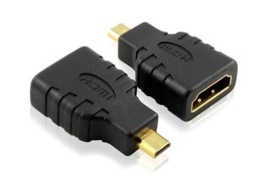 China Micro HDMI adapter,micro HDMI male to HDMI A type female for sale