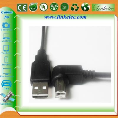 China 6FT ANGLE USB BM TO USB AM printer cable for sale