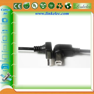 China Double angle USB cable printer cable for sale