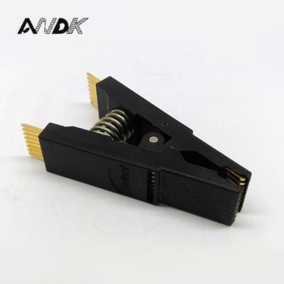 China BIOS SOP16 SOIC16 Original Straight Test Clip Pin Pitch 1.27mm Universal Body Programming Clip Test Clamp for sale