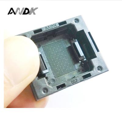 China LGA60 Socket Open Top Structure IC Test Socket Burn-in Socket Size 13*17mm Programming Socket LGA Adapter Conversion Blo for sale