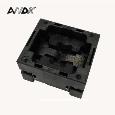 China BGA48 OPEN TOP burn in socket pin pitch 0.8mm IC size 6*10mm BGA48(6*10)-0.8-TP05/50N BGA48 VFBGA48 Burn in/programmer s for sale