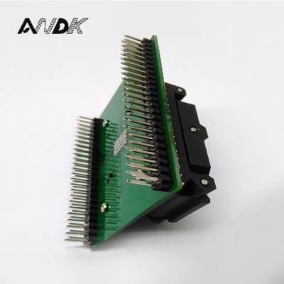 China BGA96 Clamshell socket pitch 0.8mm IC size 11.6*7.95mm BGA96(11.6*7.95)-0.8 BGA96 VFBGA96 programmer socket for sale