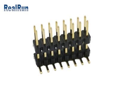 Cina Pin Header Connector a corrente debole 2.54mm tipo verticale oro SMD 3A di fila doppia di 16 posizioni in vendita