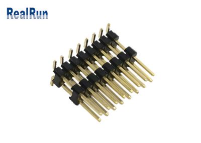 Cina Pin Header Connector a corrente debole 2.54mm tipo verticale oro SMD 3A di fila doppia di 16 posizioni in vendita
